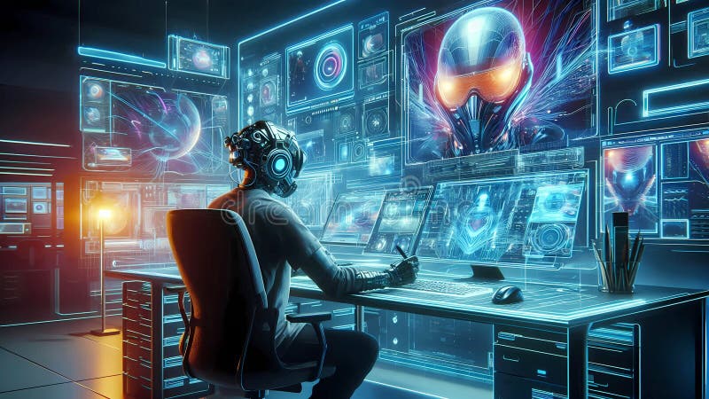 Transforming Graphics Design with Virtual Reality Stock Photo - Image ... Transforming Graphics Design with Virtual Reality Stock Photo - Image ...