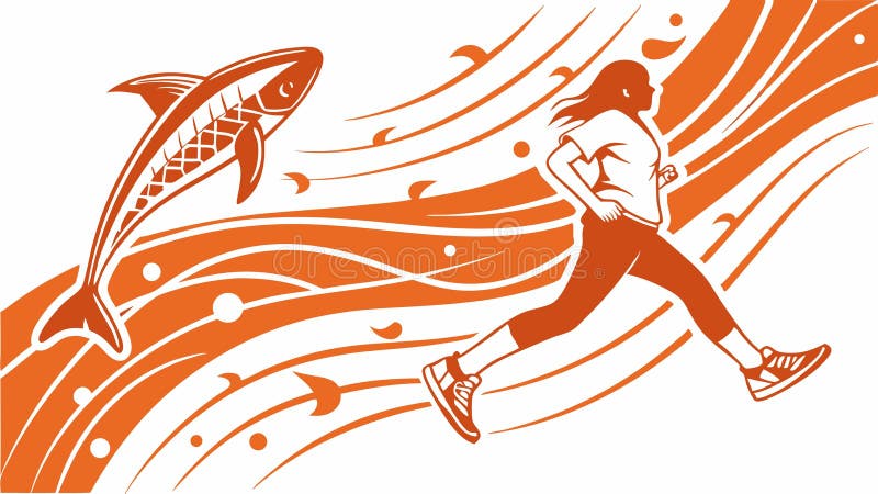 Transforming Runner: Evolution in Motion. Vector Design Generative AI ...