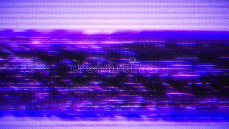 Transforming Screen Noise Vhs Computer Error Imitation, Neon Sci-fi ...
