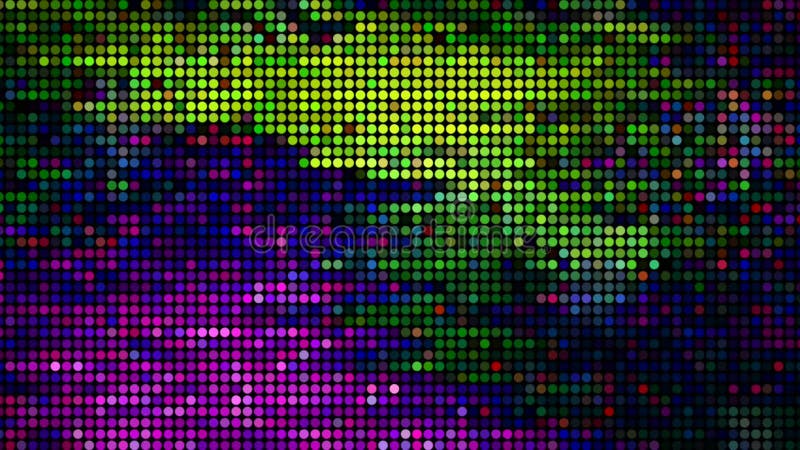 Transforming Screen Noise Vhs Computer Error Imitation, Neon Sci-fi ...