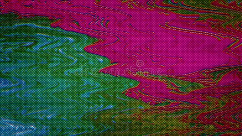 Transforming Screen Noise Vhs Computer Error Imitation, Neon Sci-fi ...