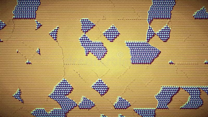 Transforming Screen Noise Vhs Computer Error Imitation, Neon Sci-fi ...