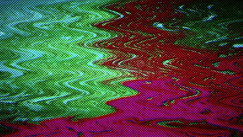 Transforming Screen Noise Vhs Computer Error Imitation, Neon Sci-fi ...