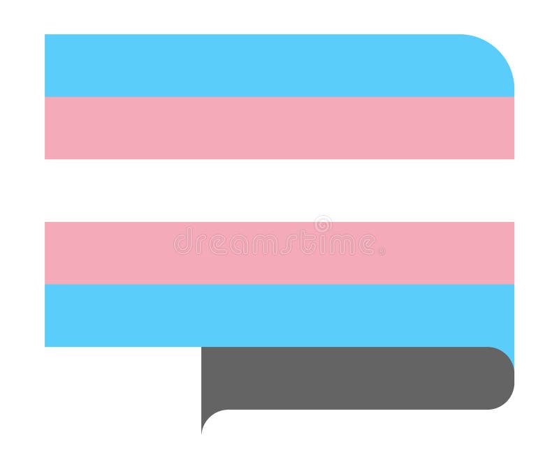 Transgender pride flag stock vector. Illustration of social - 217999968