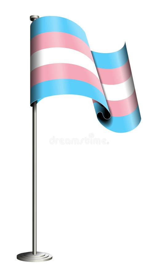 Transgender Pride Flag Vector Stock Vector - Illustration of binary ...