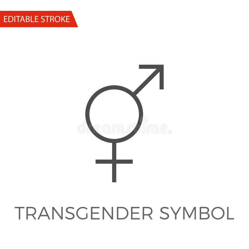 Transgender Symbol Vector Icon Stock Vector - Illustration of concept ...