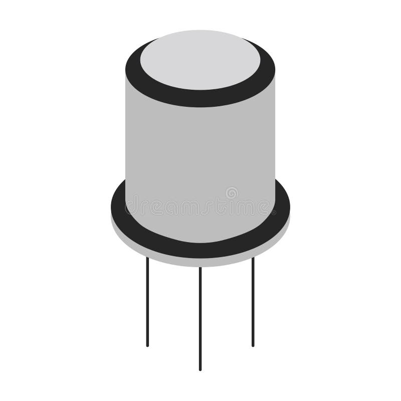 Transistor Cartoon Icon. Vector Illustration Stock Vector ...