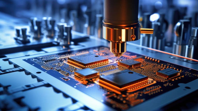 Transistor Computer Chip Technology Stock Illustration - Illustration ...