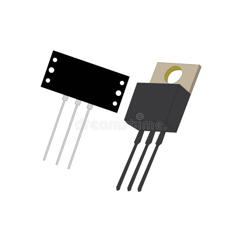 Transistor Design Illustration Icon Stock Vector - Illustration of ...