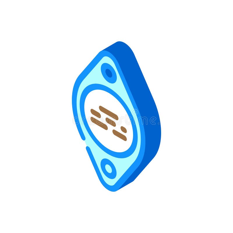 Transistor Electrical Engineer Isometric Icon Vector Illustration Stock ...