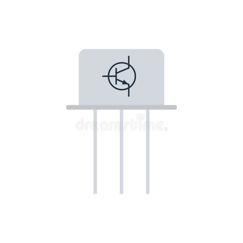 Smd Transistor Icon stock vector. Illustration of isolated - 247812559