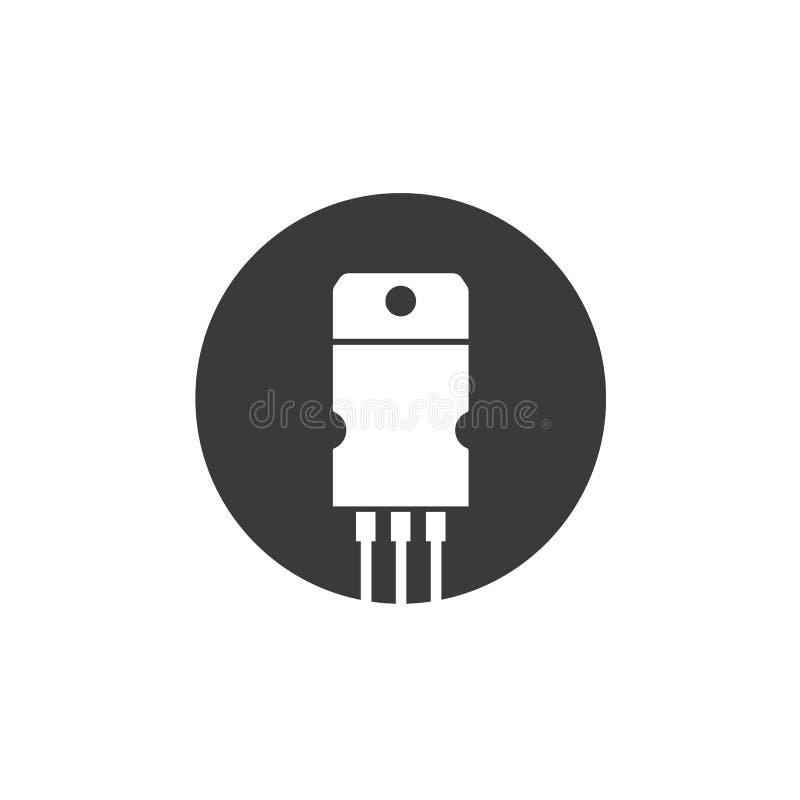 Transistor Icon Vector Illustration Design Template Stock Vector ...