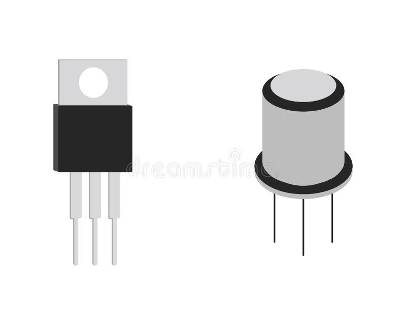Transistor Isometric Icon. Vector Illustration Stock Vector ...