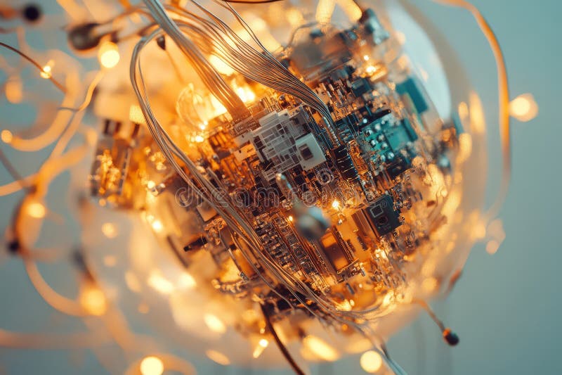 Transistor Lamp in Minimalist Studio Stock Illustration - Illustration ...