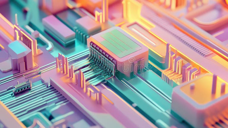 Transistor Replicating Stock Illustrations – 7 Transistor Replicating ...