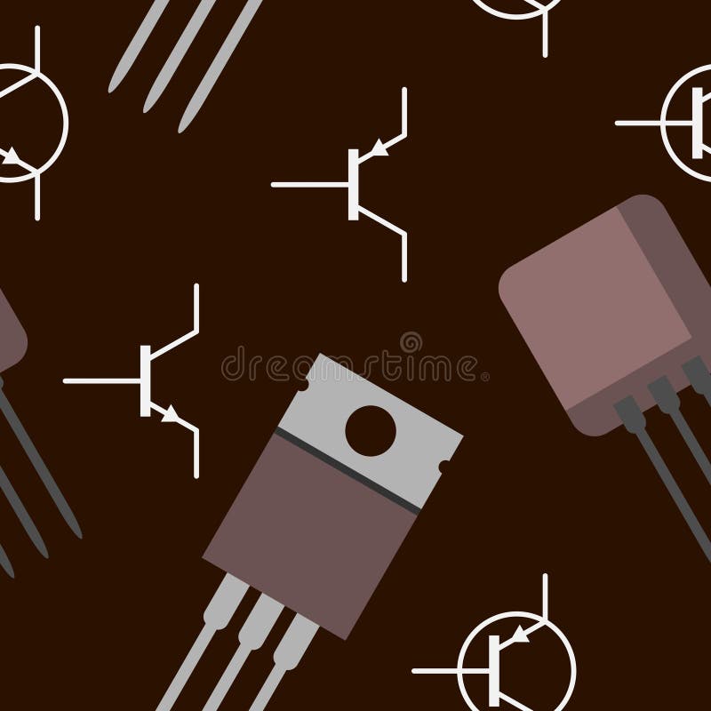 Transistor symbol icon stock vector. Illustration of abstract - 259931736