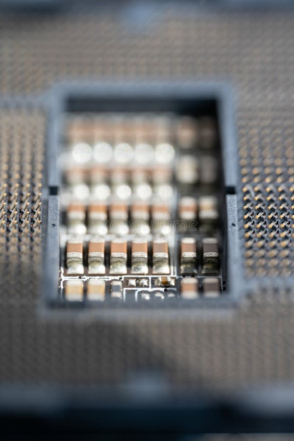 Transistors are on a Micro Circuit Stock Photo - Image of chip ...