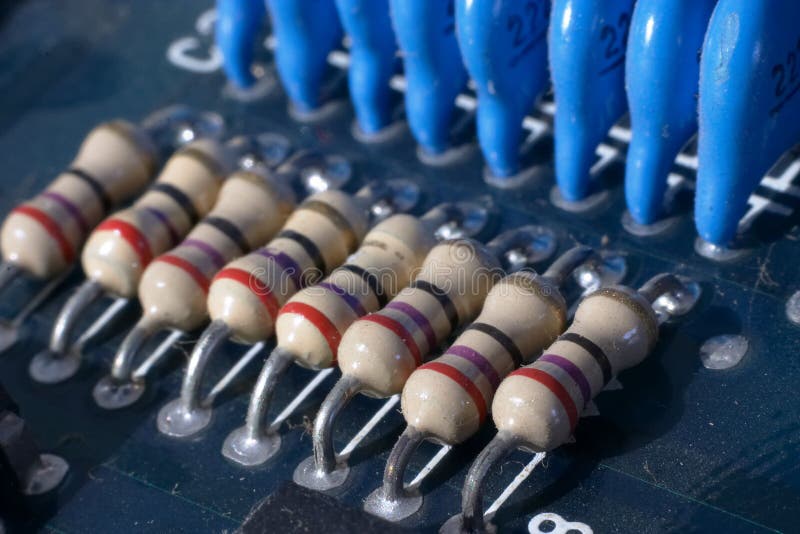 Transistors1 stock photo. Image of computer, blue, electrical - 70536
