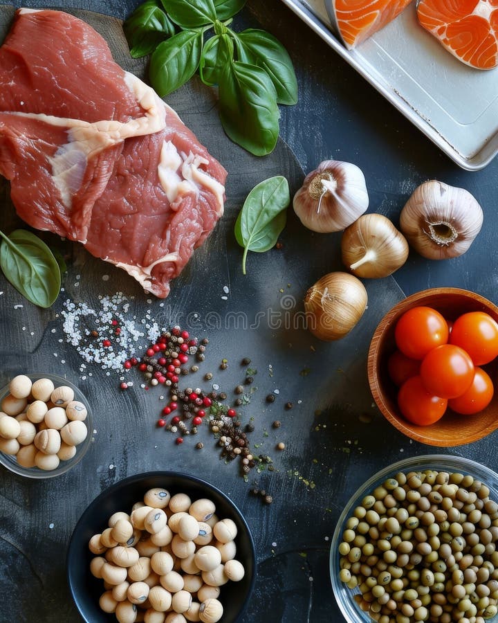 Transition from Beef To Soy Based Alternatives Depicted in a Modern ...