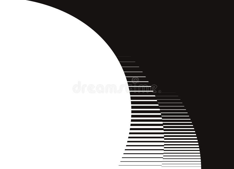 Divided Black and White Vector Background. Stock Illustration ...