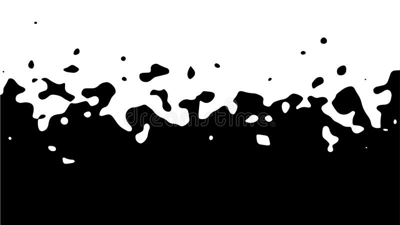 The Transition from Black To White with Uneven Border Line ...