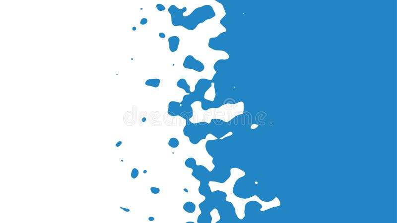 The Transition from Red To Blue with Uneven Border Line ...