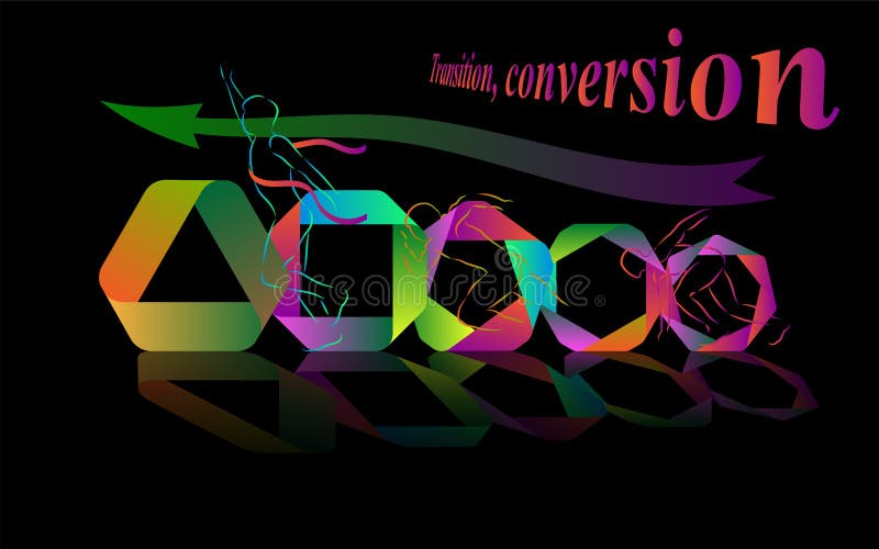Transition, Conversion,way To Success Stock Vector - Illustration of ...