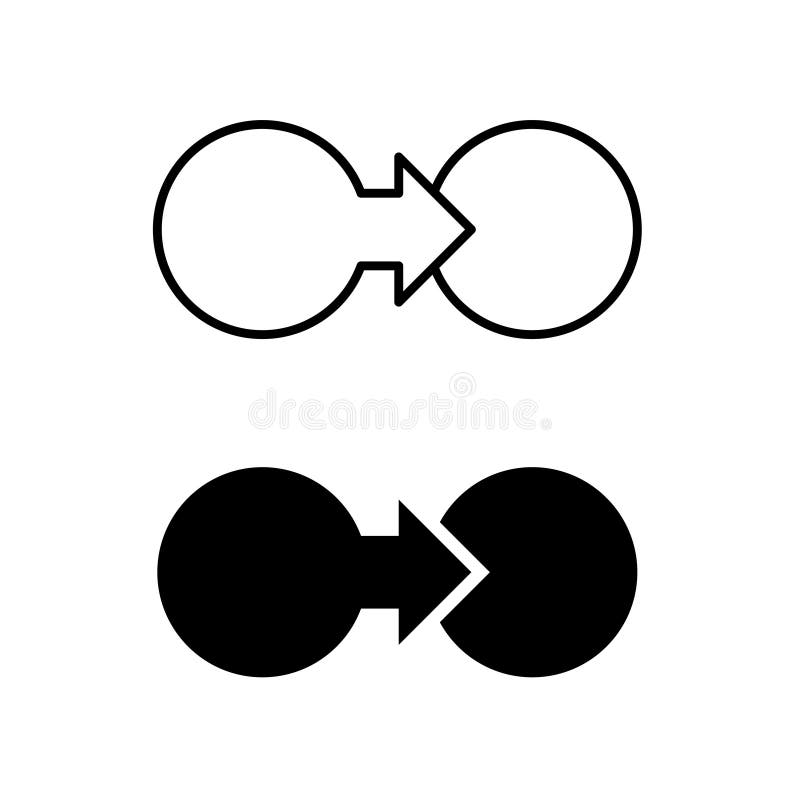 Transition Icon, Vector Illustration Stock Vector - Illustration of ...
