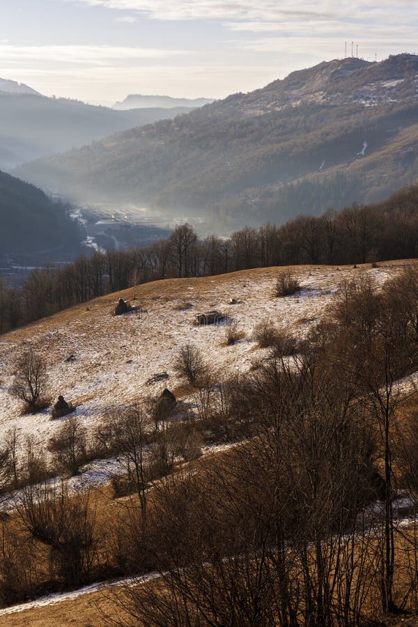 Transition Period between Autumn Winter Stock Image - Image of morning ...