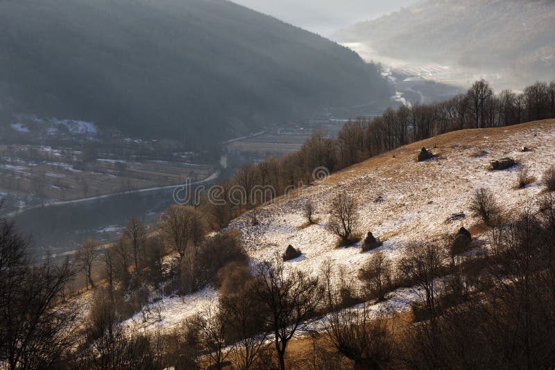 Transition Period between Autumn Stock Image - Image of cloud, autumn ...