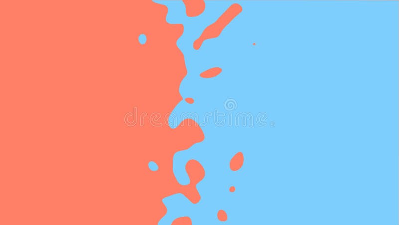 The Transition from Red To Blue with Uneven Border Line ...