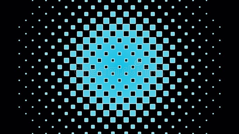 The Transition of Square Dots Circle Wipe Animated on Transparent ...