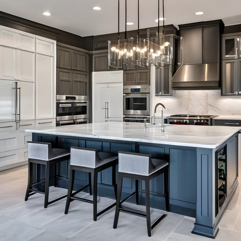 4 a Transitional Kitchen with a Mix of Modern and Traditional Elements ...