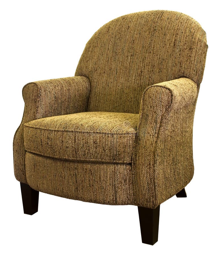 Transitional Style Accent Living Room Chair Stock Image - Image of ...