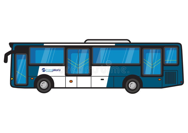 Bis Transjakarta Vector stock illustration. Illustration of ...