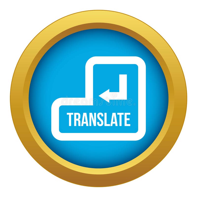 Translation Button Icon, Outline Style Stock Vector - Illustration of ...