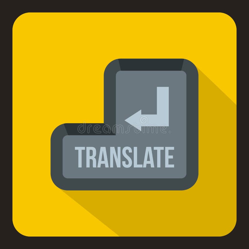 Translate Button Icon, Cartoon Style Stock Vector - Illustration of ...