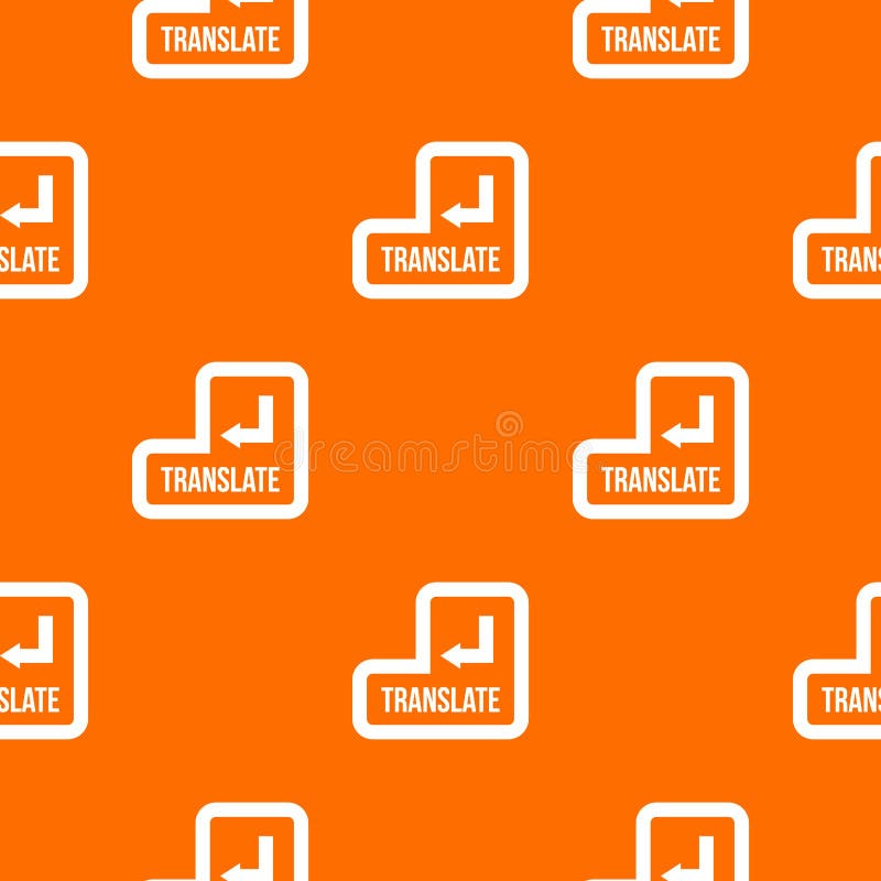 Translate Button Pattern Seamless Stock Vector - Illustration of ...