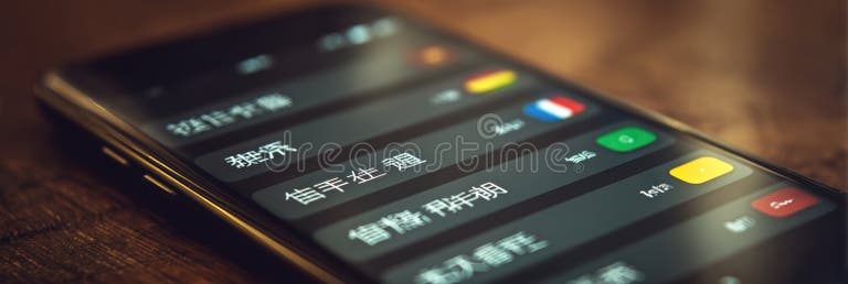 Translation App Displaying Multiple Languages with a Clear Interface ...