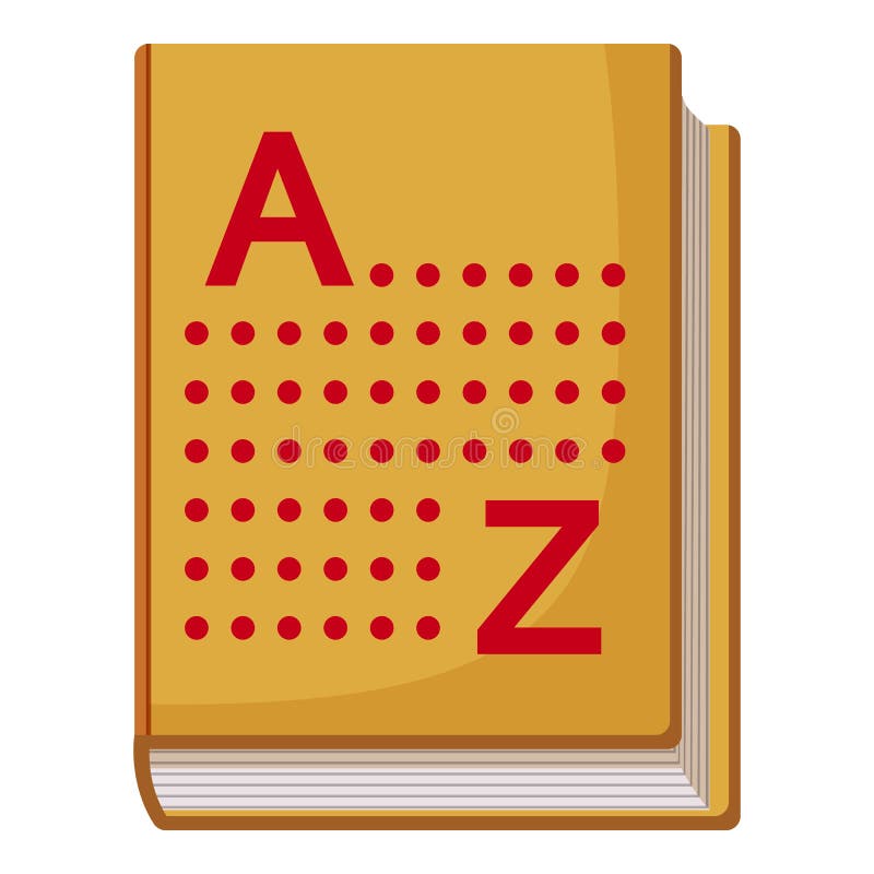 Translation Book Icon, Cartoon Style Stock Vector - Illustration of ...