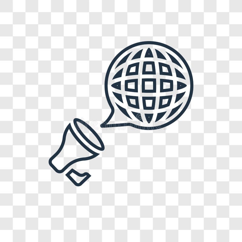 Translation Concept Vector Linear Icon Isolated on Transparent B Stock ...