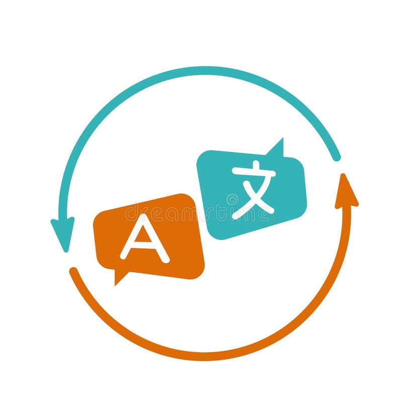Translation icon vector. stock vector. Illustration of modern - 131797885