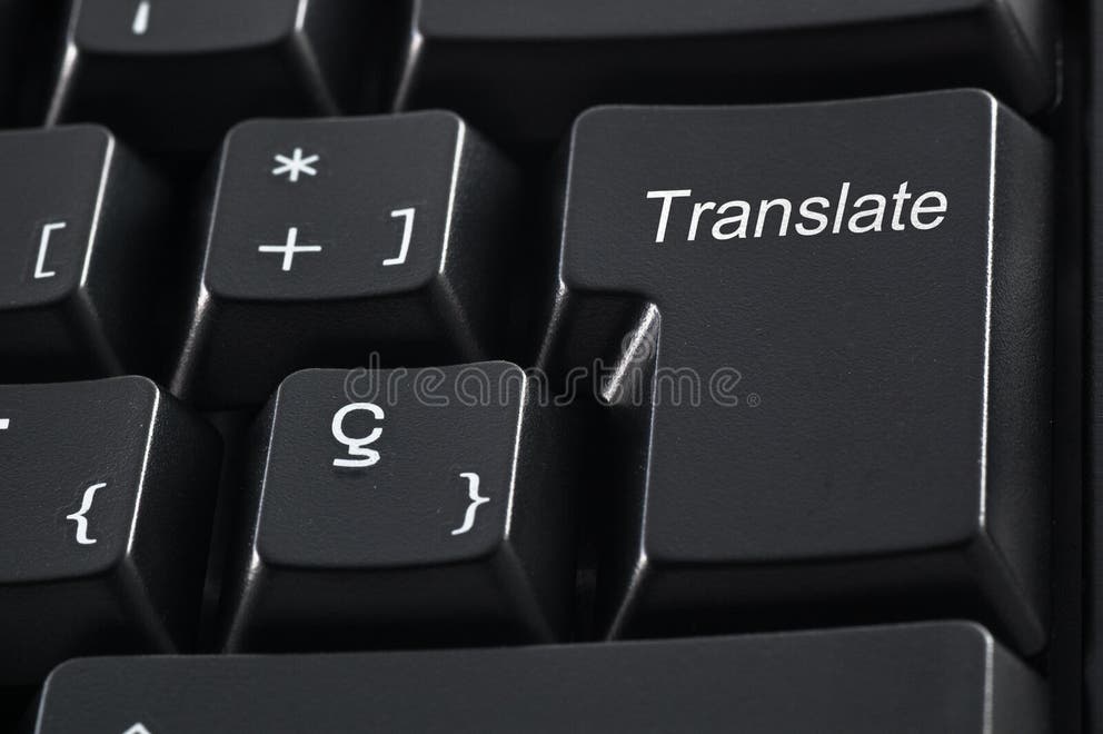Translation keyboard stock photo. Image of english, french - 20206204