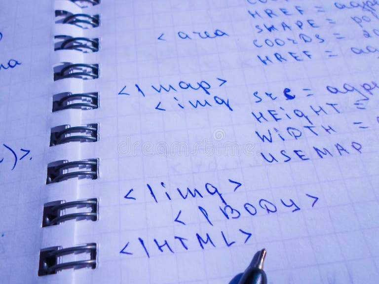 Translations of Calculus Systems on a Notebook and Black Pen. Creation ...