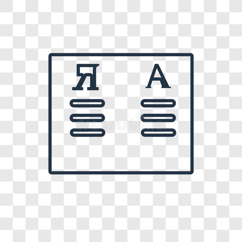 Translator Icon Vector Isolated On White Background, Logo Concept Of ...