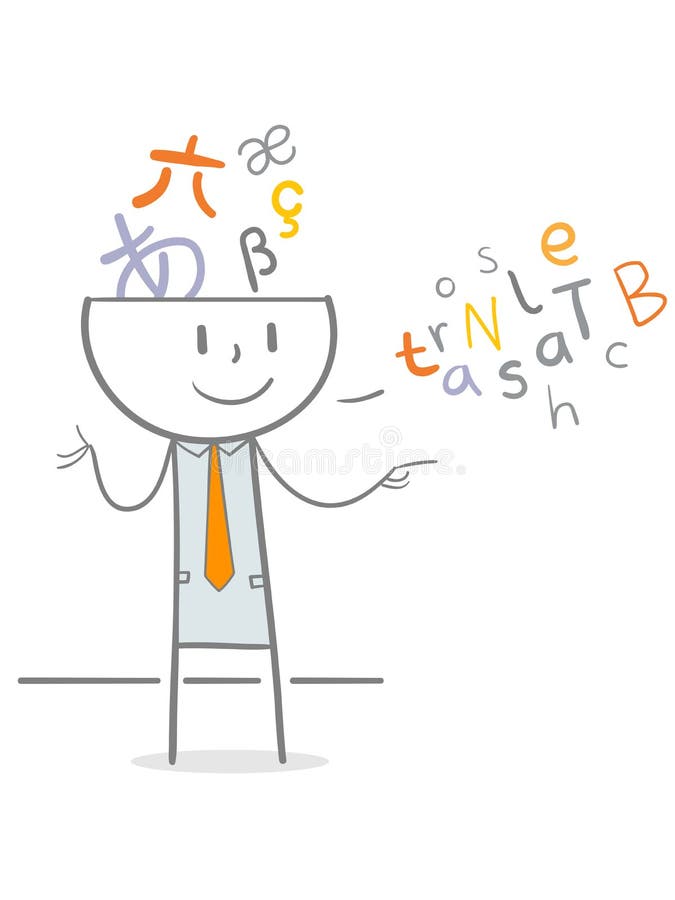 Translator stock vector. Illustration of drawing, foreign - 68854007