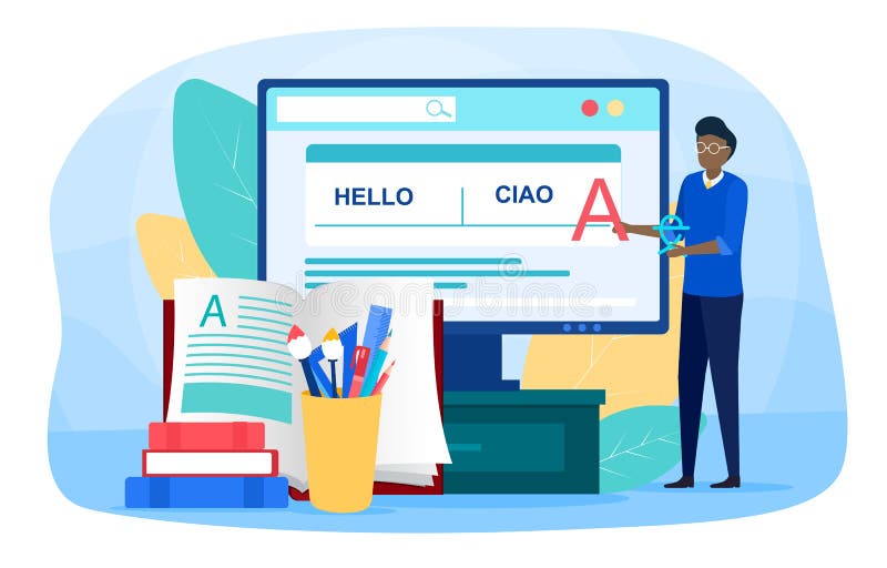 Translating Document Stock Illustrations – 158 Translating Document ...