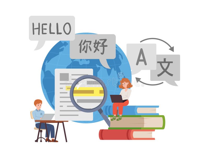 Multilingual Translation Map Concept Stock Illustrations – 98 ...