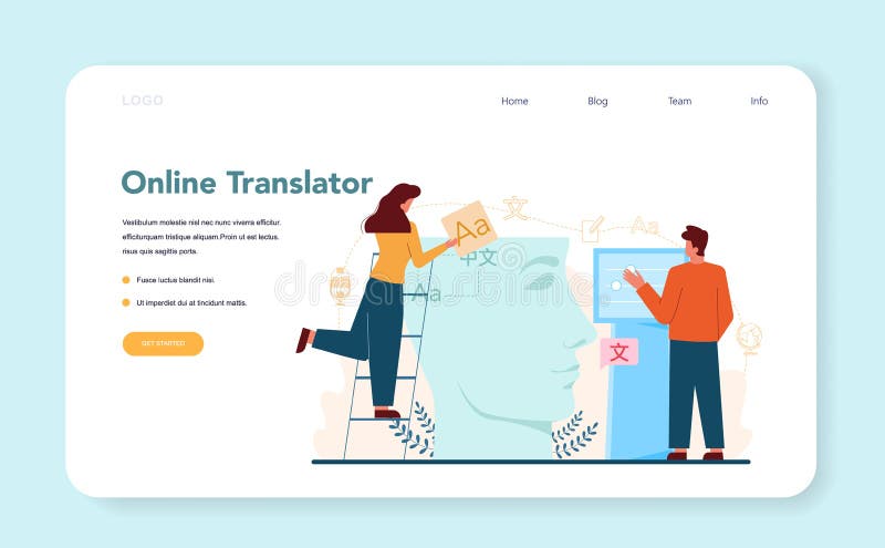 Translator Banner Stock Illustrations – 884 Translator Banner Stock ...