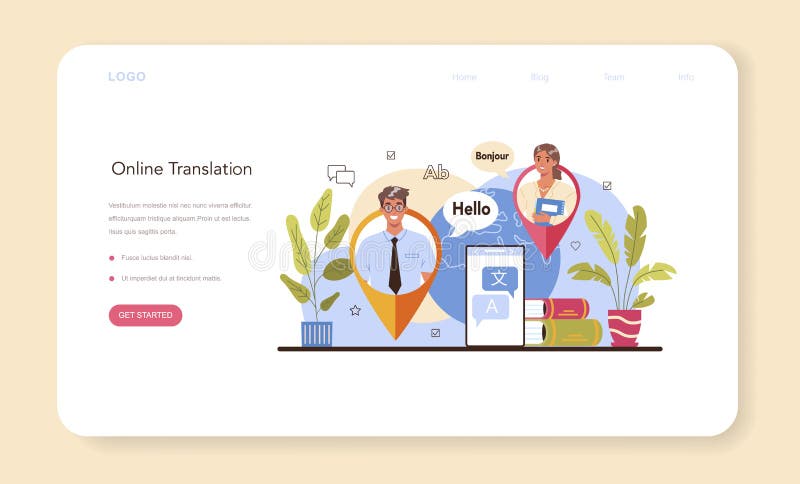 Translator Banner Stock Illustrations – 856 Translator Banner Stock ...